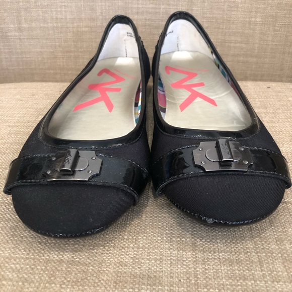 Anne Klein Sport | Shoes | New Ak Round Toe Flats With Logo | Poshmark